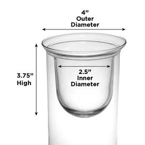Accents | Glass Vase Inserts Set Of 3 Candle Holder Vase Inserts | Poshmark